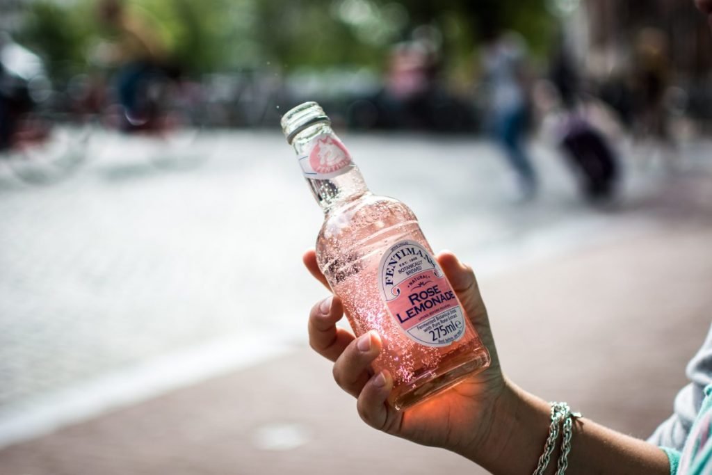 Rose lemonade in Amsterdam | Pictures of food • Foodiesfeed • Food ...