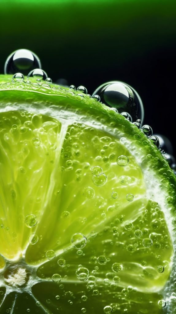 Slice of lime under water | Pictures of food • Foodiesfeed • Food ...